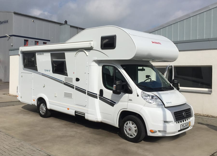 Husbil Fiat Ducato Dethleff, importera privat från Tyskland